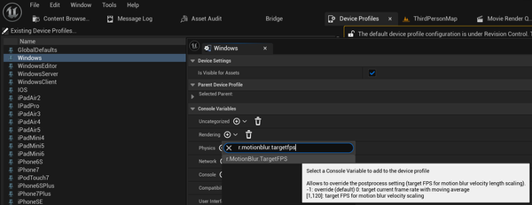 Removing Motion Blur on Camera Rotation in Unreal Engine Removing Motion Blur on Camera Rotation in Unreal Engine